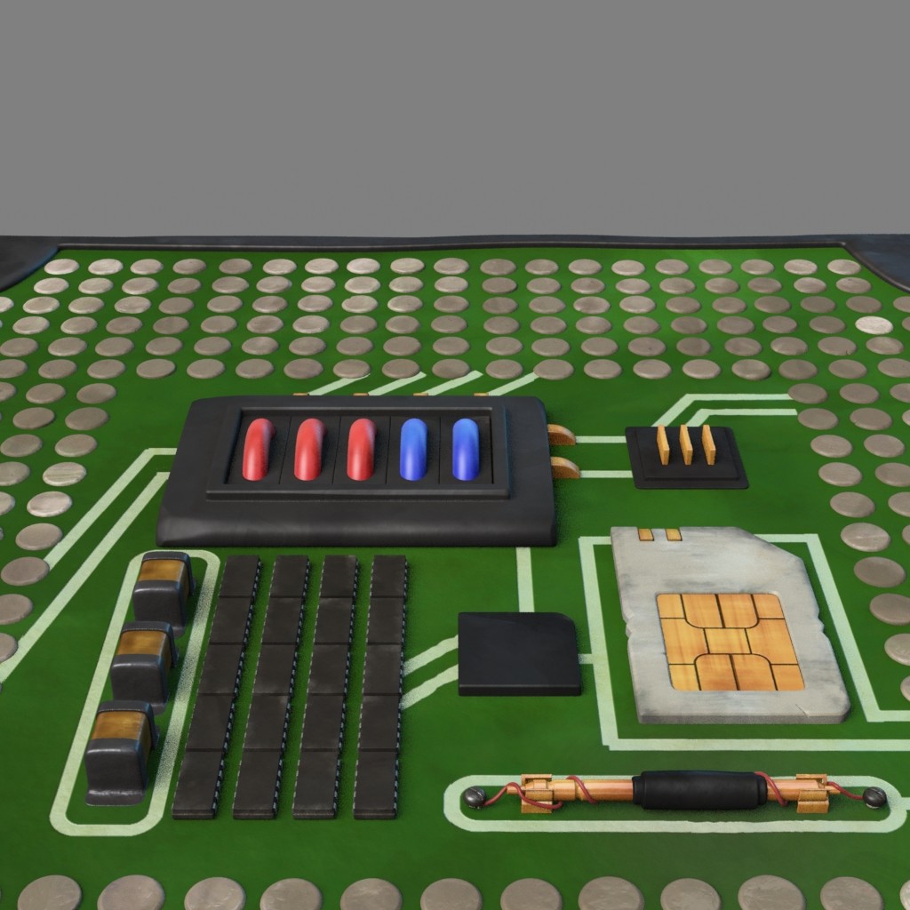 ArtStation - Shrinkinator Motherboard