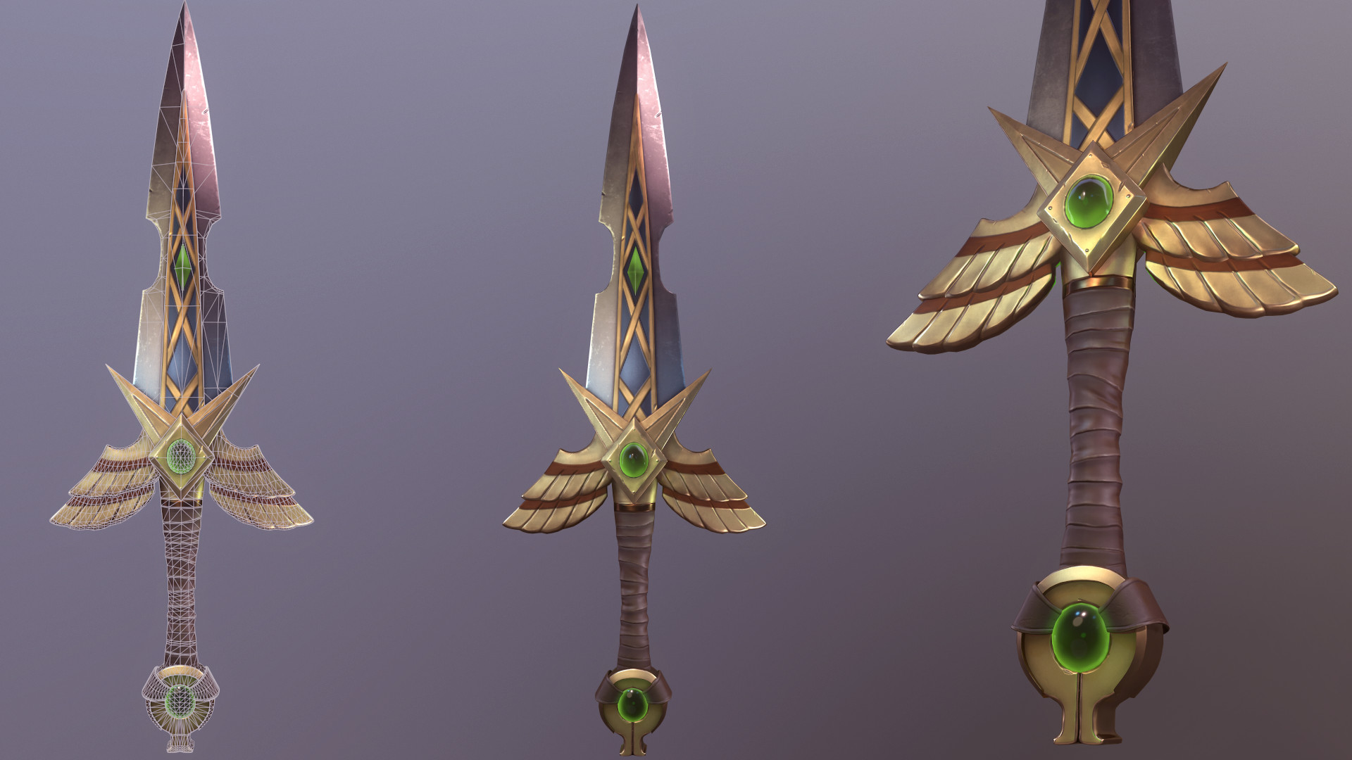 ArtStation - Dagger - Stylized PBR