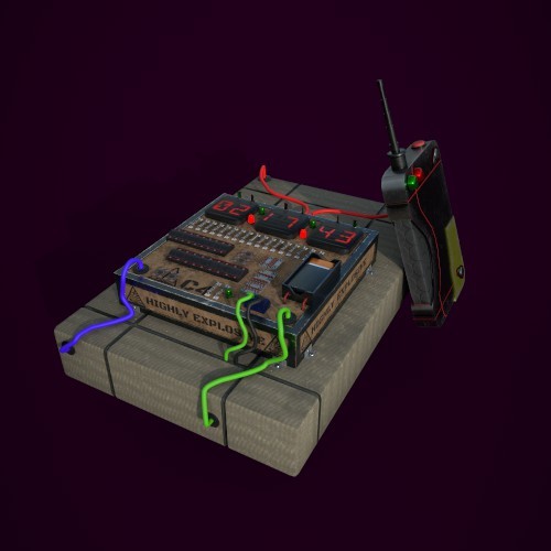 ArtStation - C4 explosive device