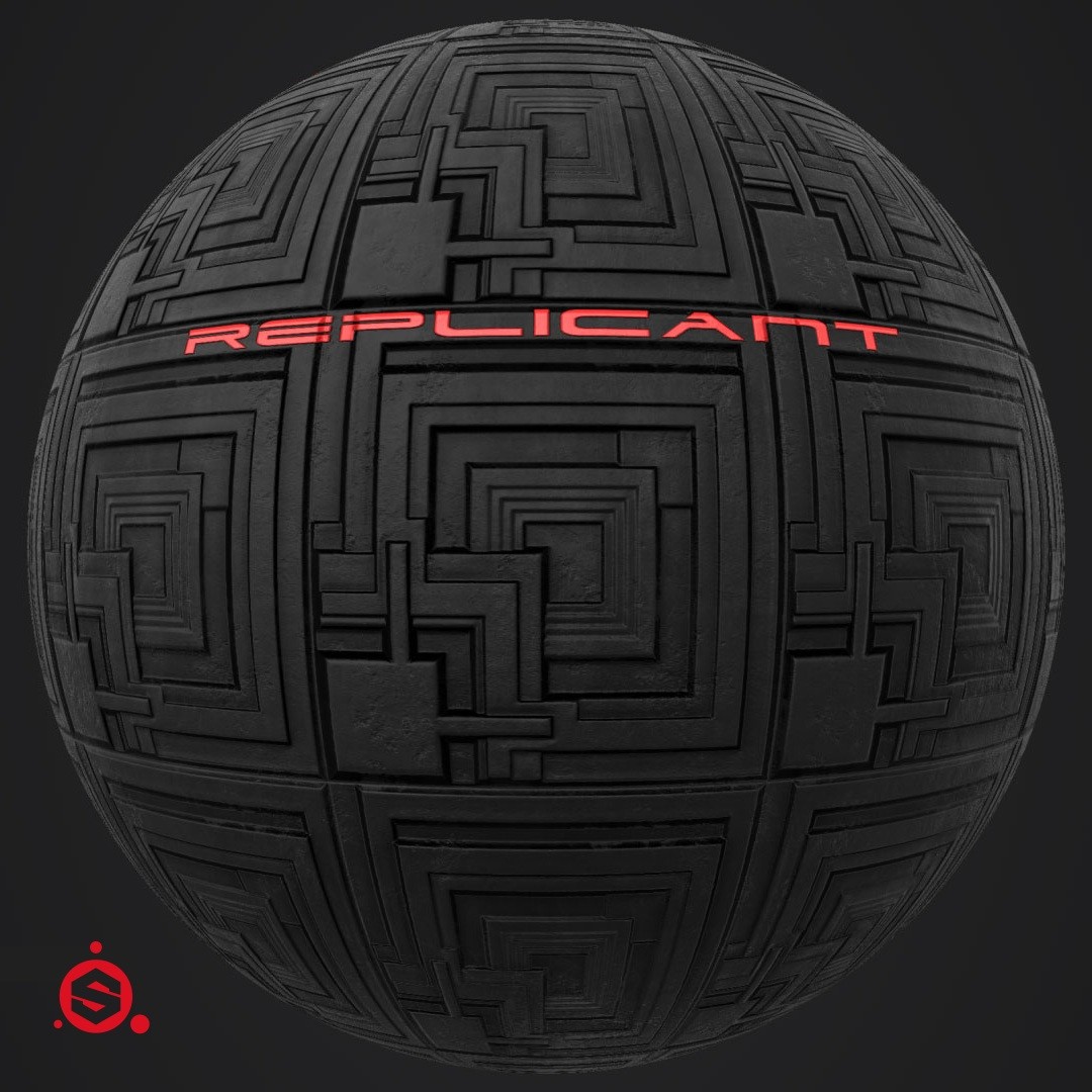 Greg Hughes - Replicant tile - Blade Runner