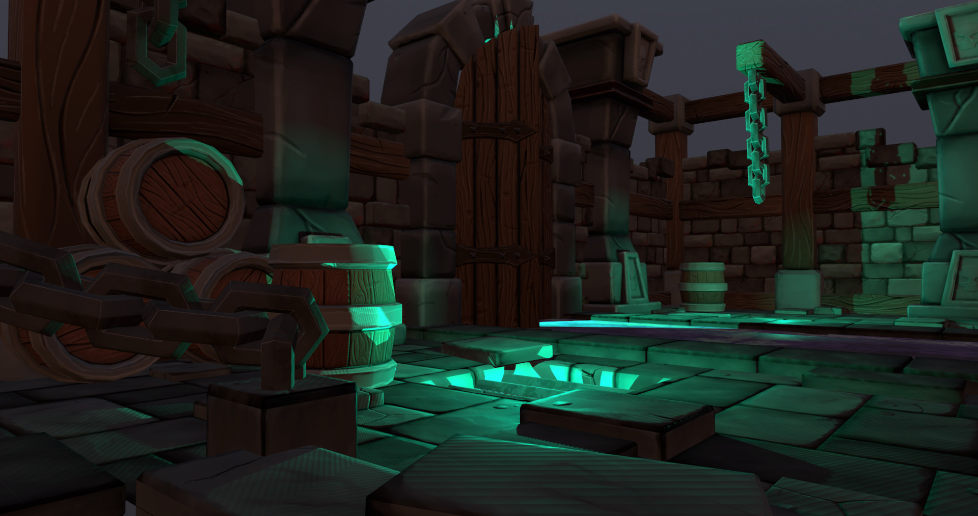 ArtStation - Stylized Handpainted Dungeon