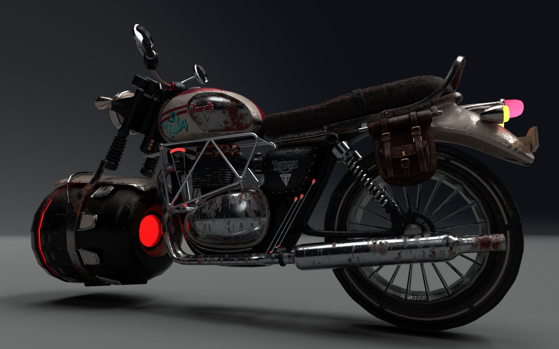 ArtStation - Apocalypse Punk Bonneville