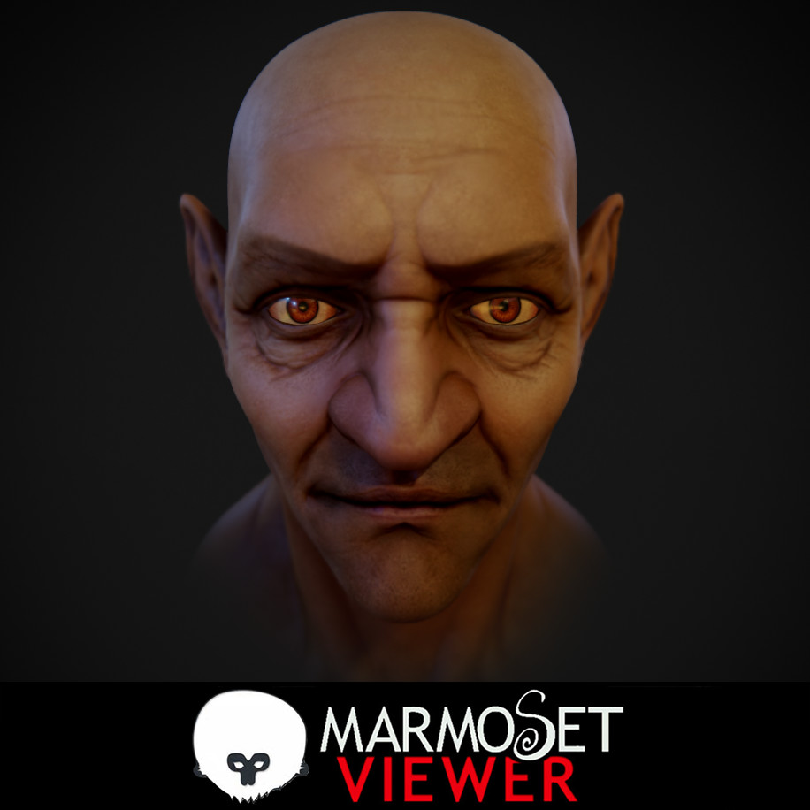 ArtStation - Monster head