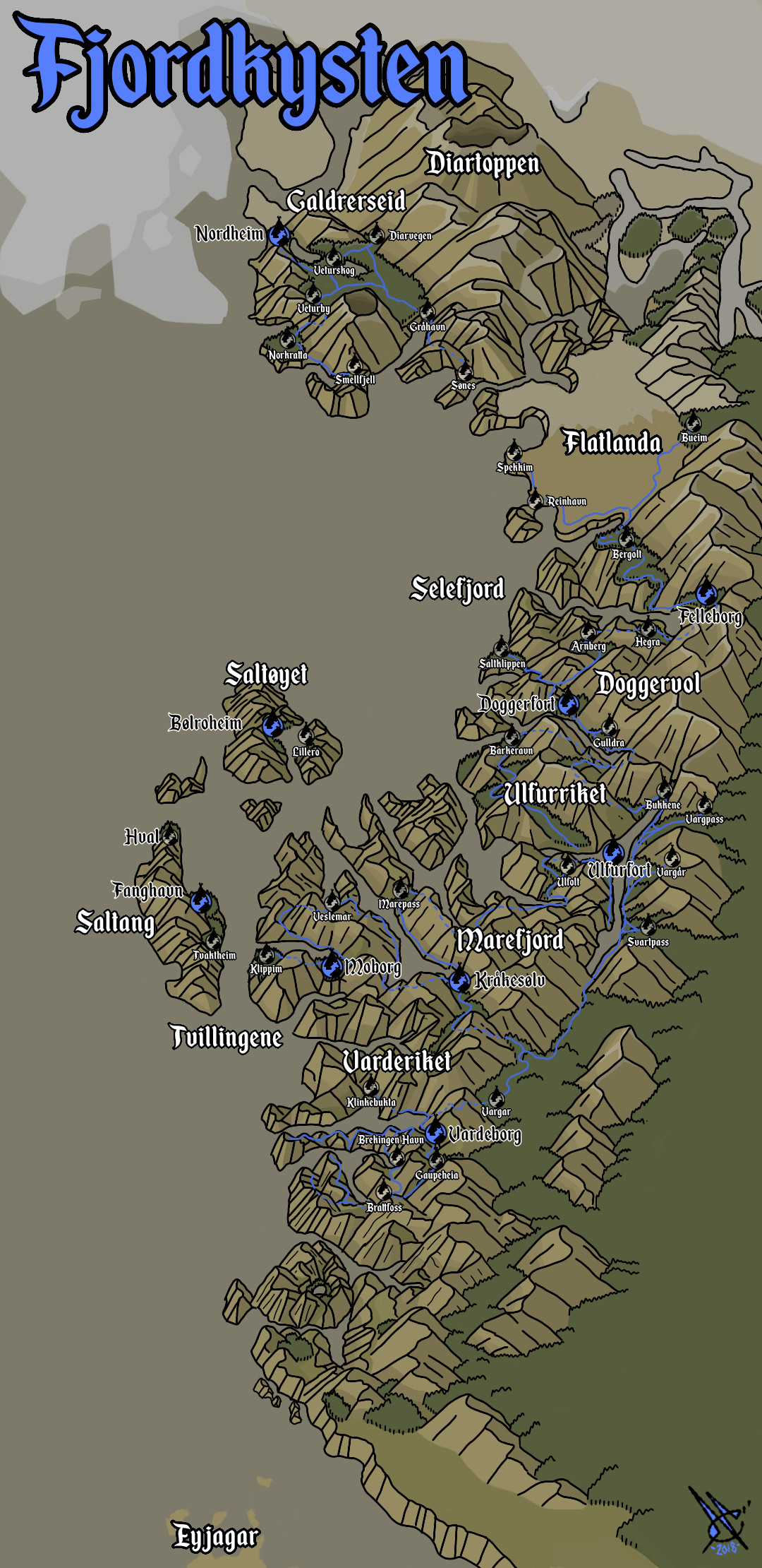 ArtStation - The Fjord Coast