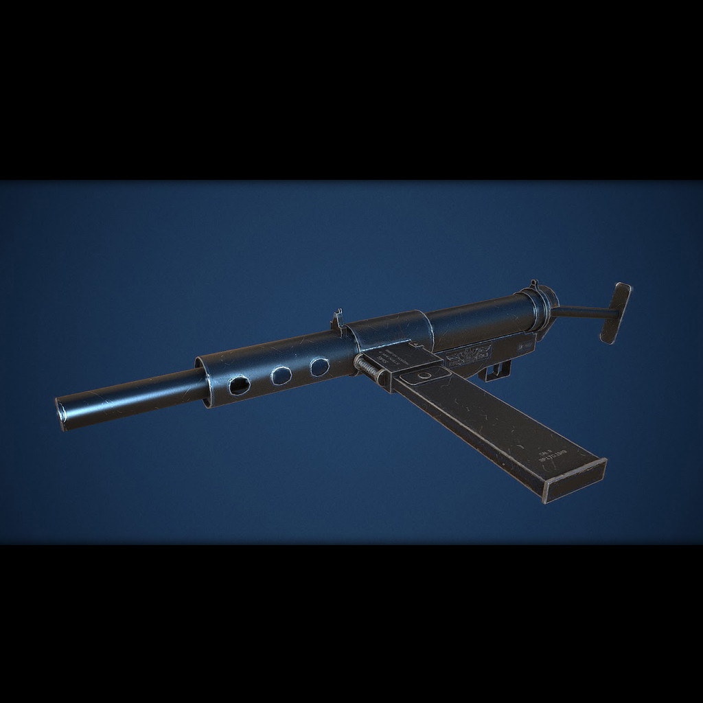 ArtStation - Sten Gun MK II