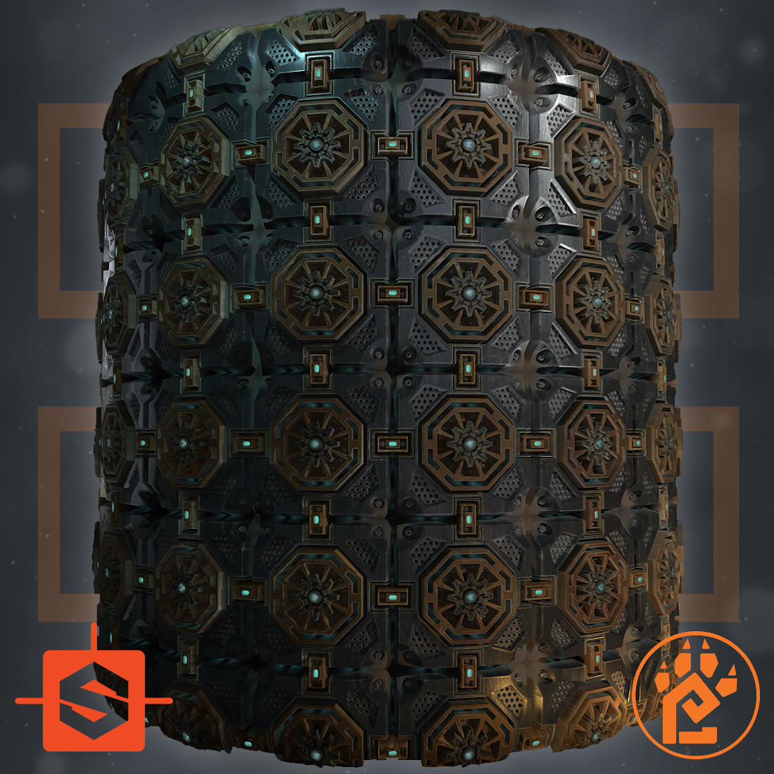 ArtStation - Sci-Fi Pattern