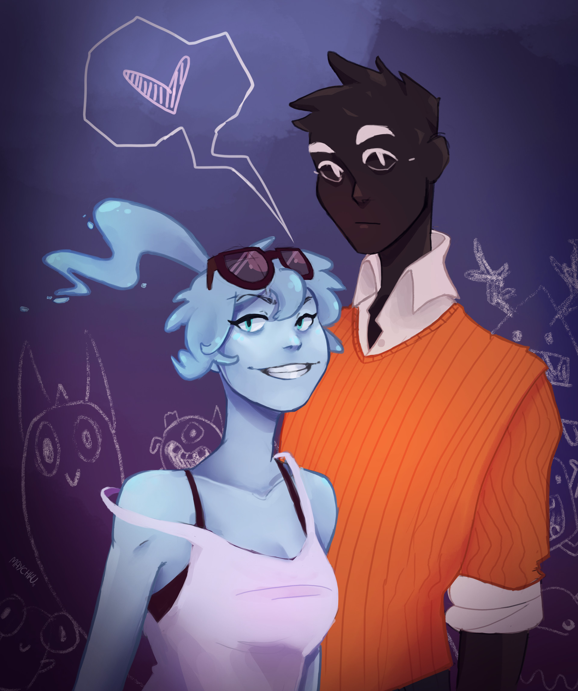 ArtStation - Monster Prom Oz&Polly