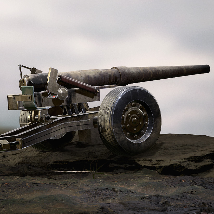 ArtStation - Anti Tank Gun