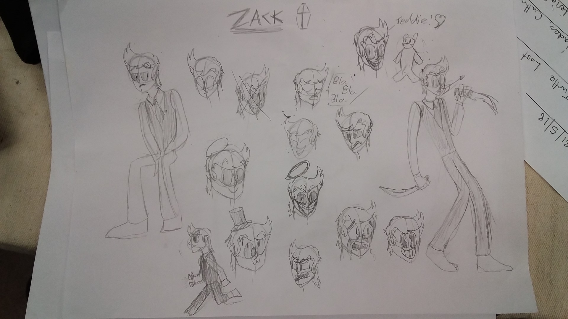 ArtStation - Zack sketches