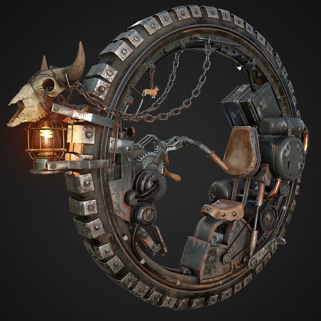 ArtStation - Disaster Monowheel _ Prop 1 Challenge