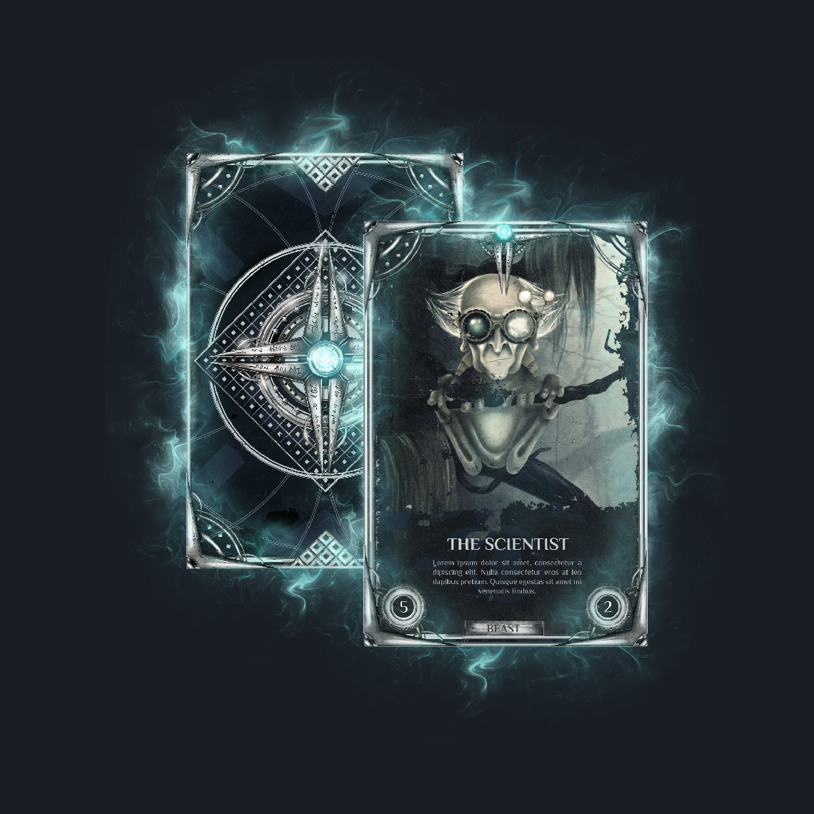 ArtStation - User Interface - Card Game