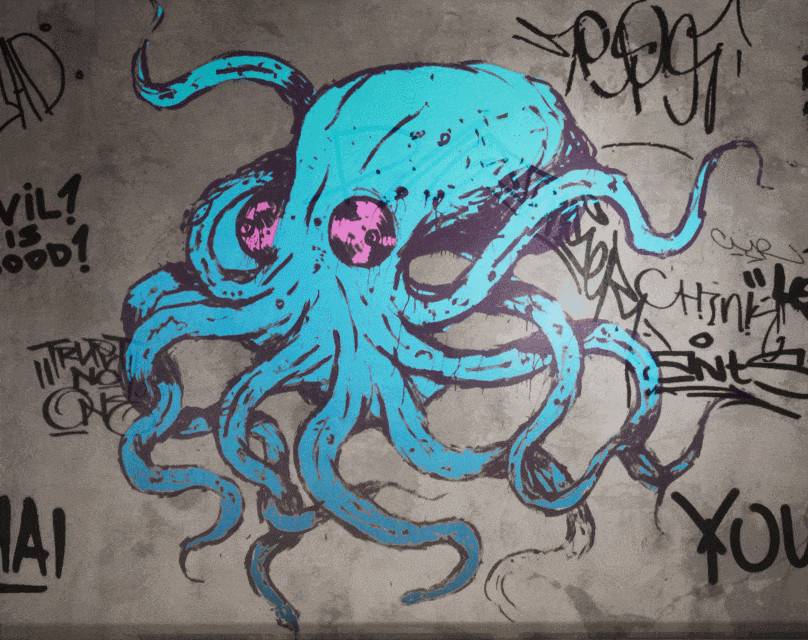 ArtStation - Procedural Painted Graffiti material