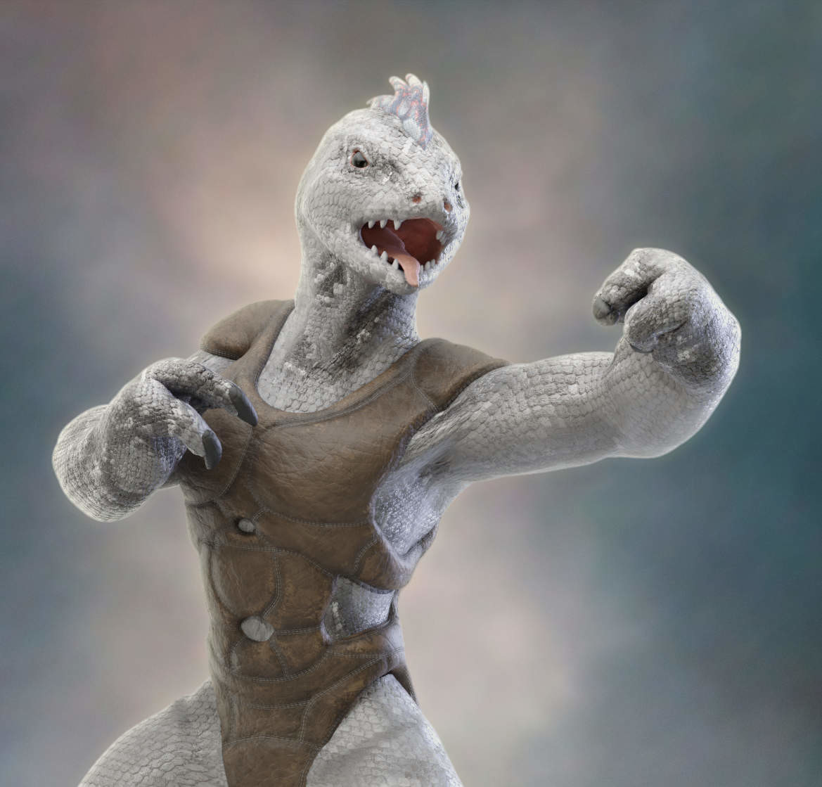 ArtStation - Fighter Lizard