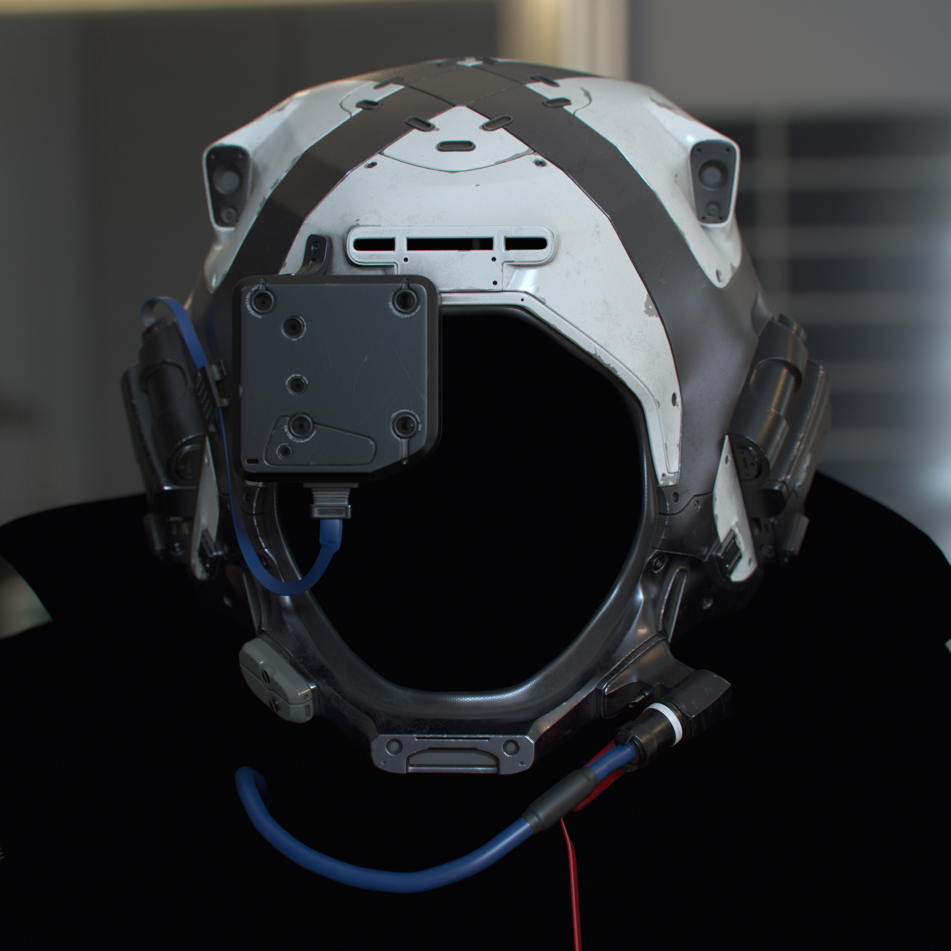 ArtStation - Helmet WIP - Air Force/Military Unit