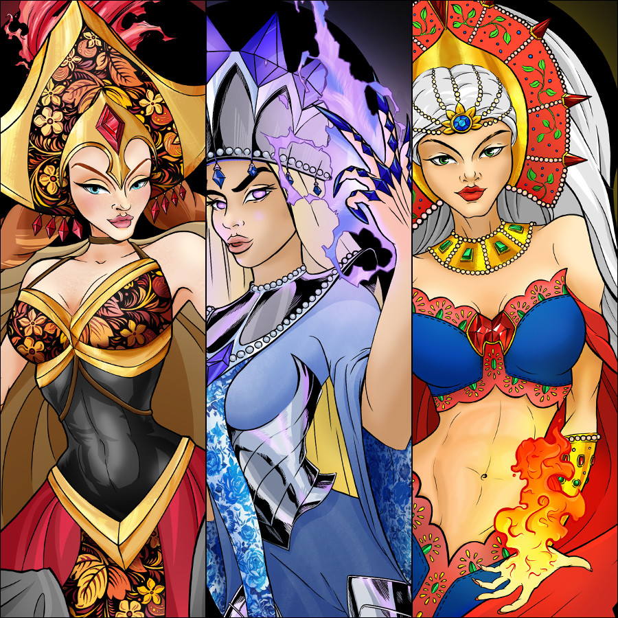 ArtStation - Nesting dolls aka Russian Matreshka