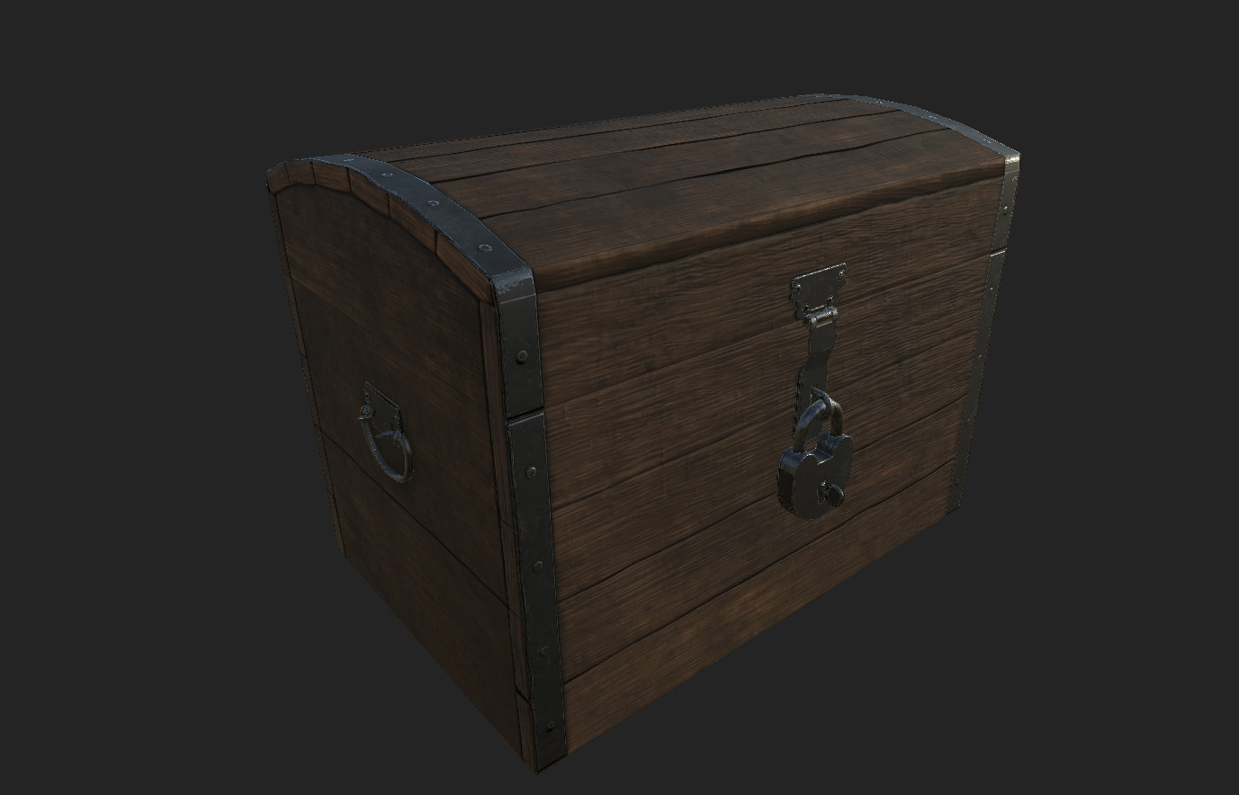 ArtStation - Storage Chest game asset