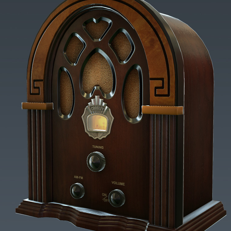 ArtStation - Low Poly Radio