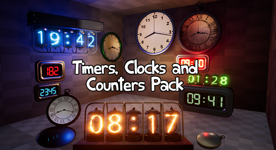 ArtStation - Timers, Clocks and Counters Pack - Unreal Marketplace