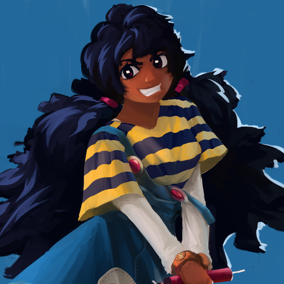 ArtStation - Magical girl in the Wildwest 3