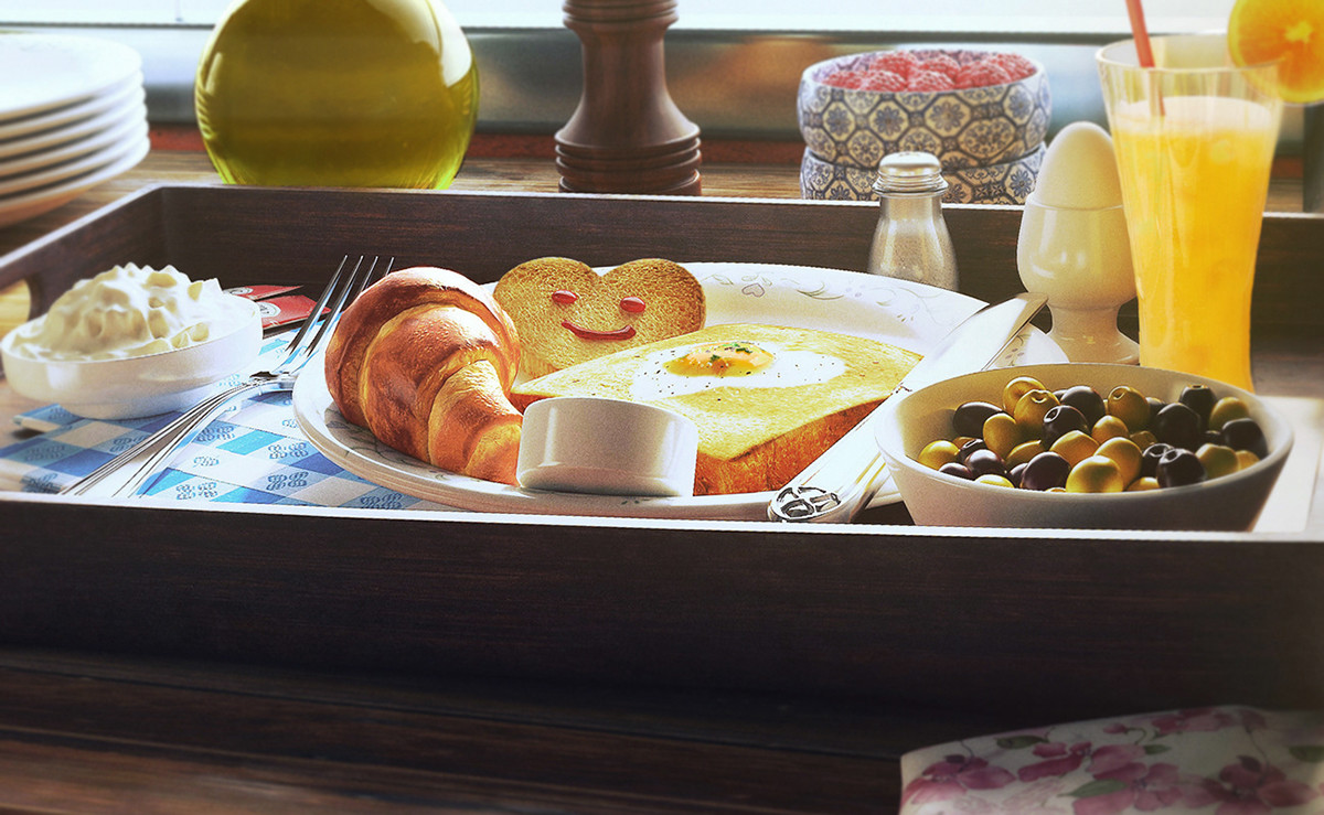 ArtStation - Sunny Breakfast
