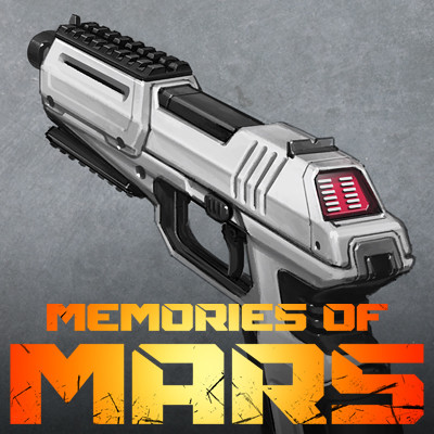ArtStation - Memories of Mars: Pistol designs