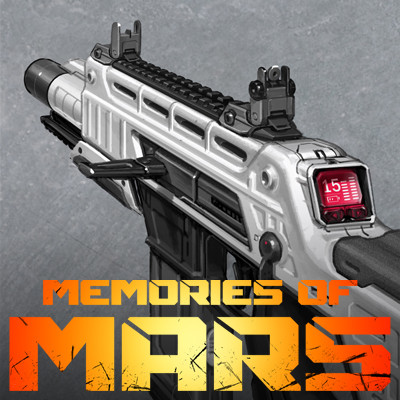 ArtStation - Memories of Mars: Assault Rifle designs