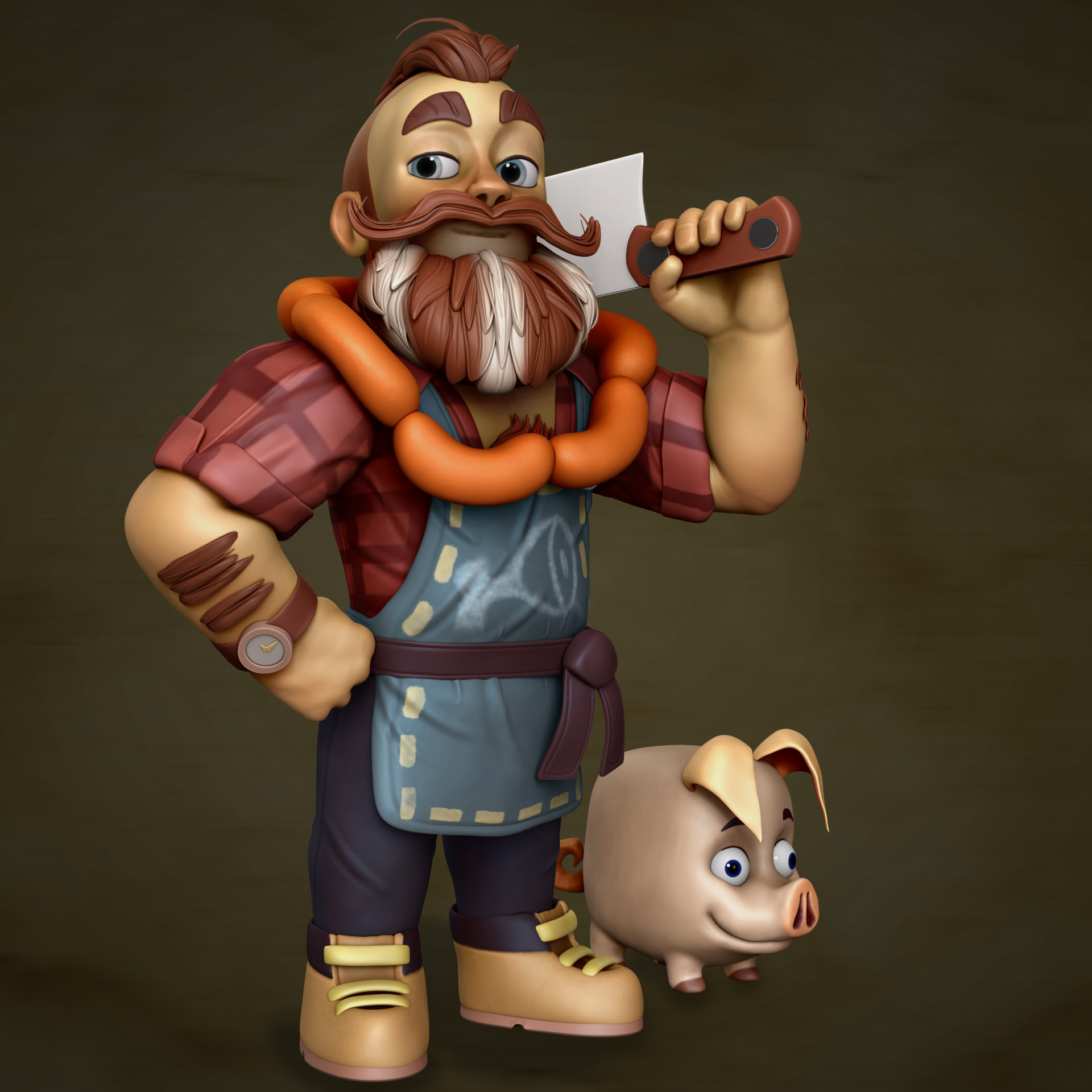 ArtStation - "Friendly" Butcher