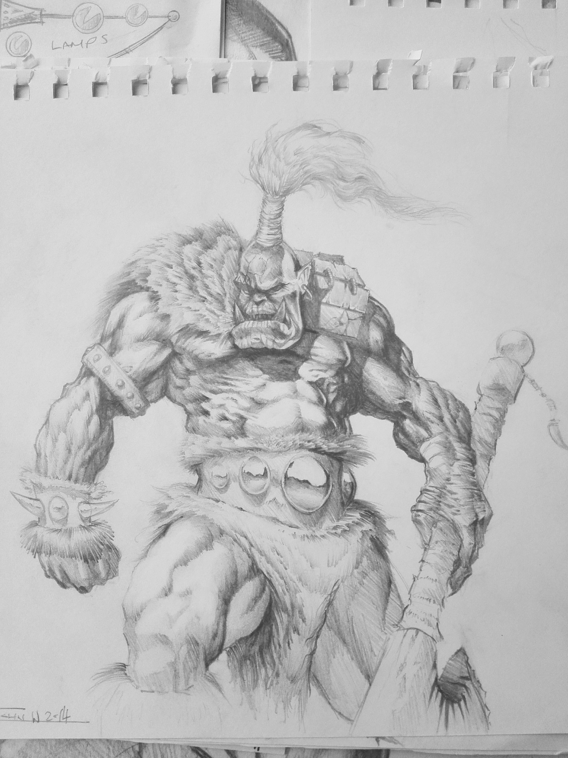 ArtStation - Orc sketch