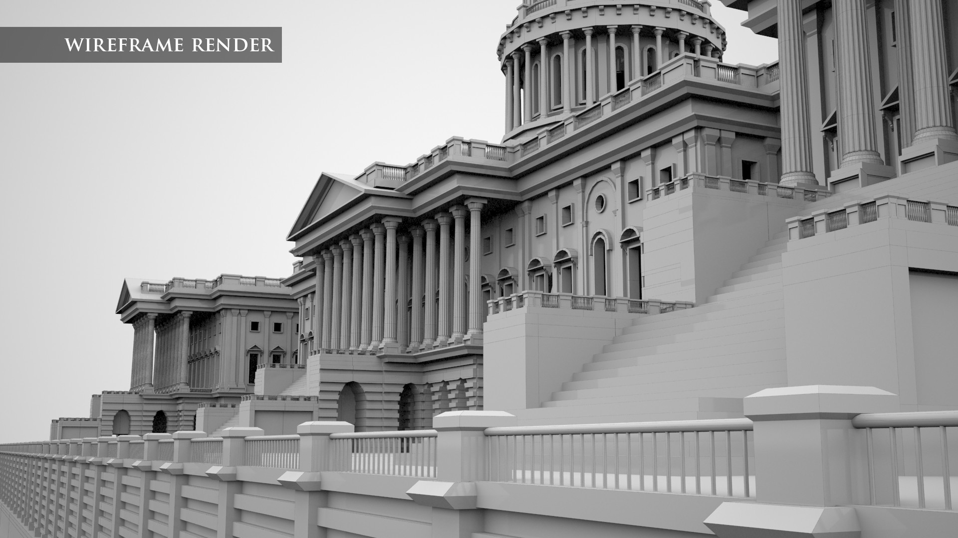 ArtStation - United States Capitol 3D Model