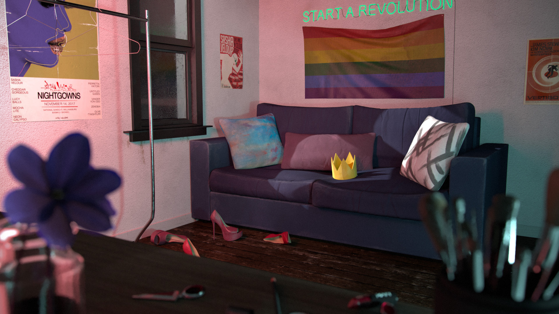 ArtStation - ARTIST DRESSING ROOM // Sasha Velour