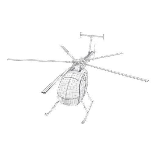 ArtStation - Hughes 500 Model 369D