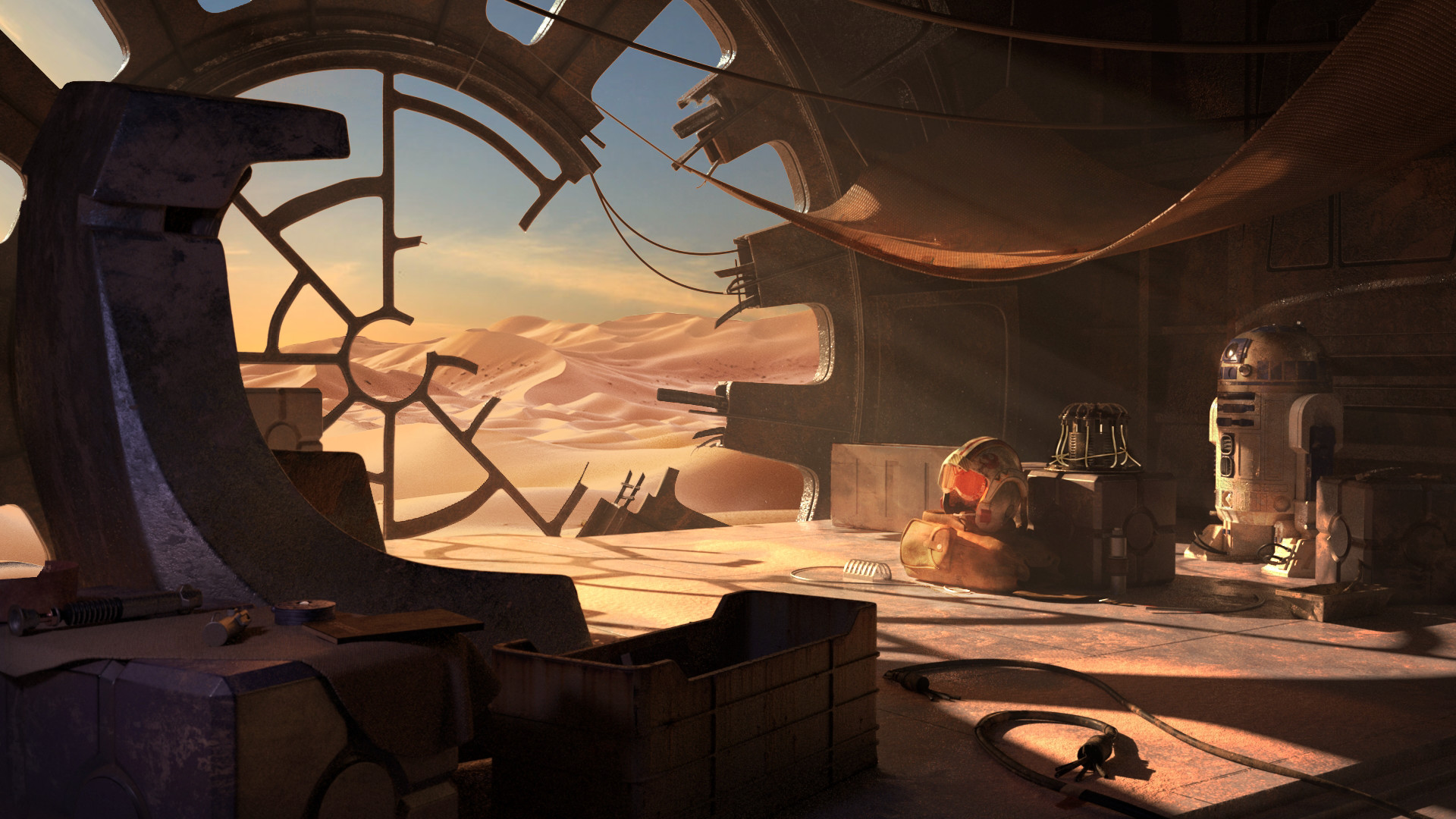 ArtStation - Luke Skywalker's exile, Antoine Tomasi