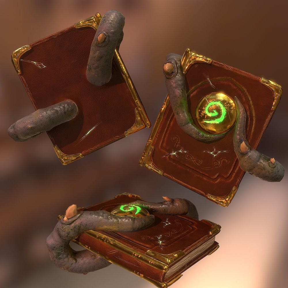 ArtStation - Hearthstone inspired Magical Book