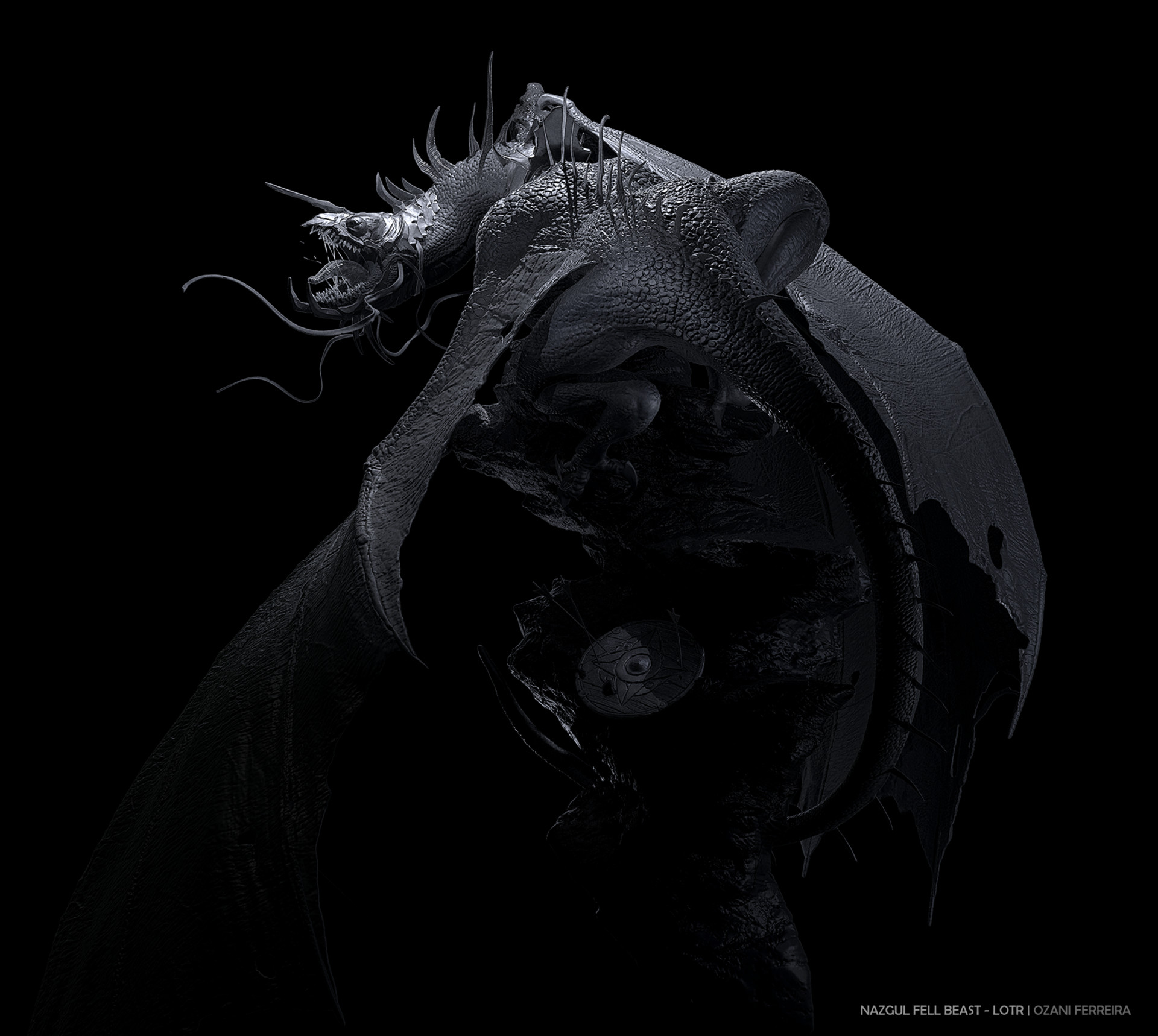 ArtStation - Nazgul Fell Beast