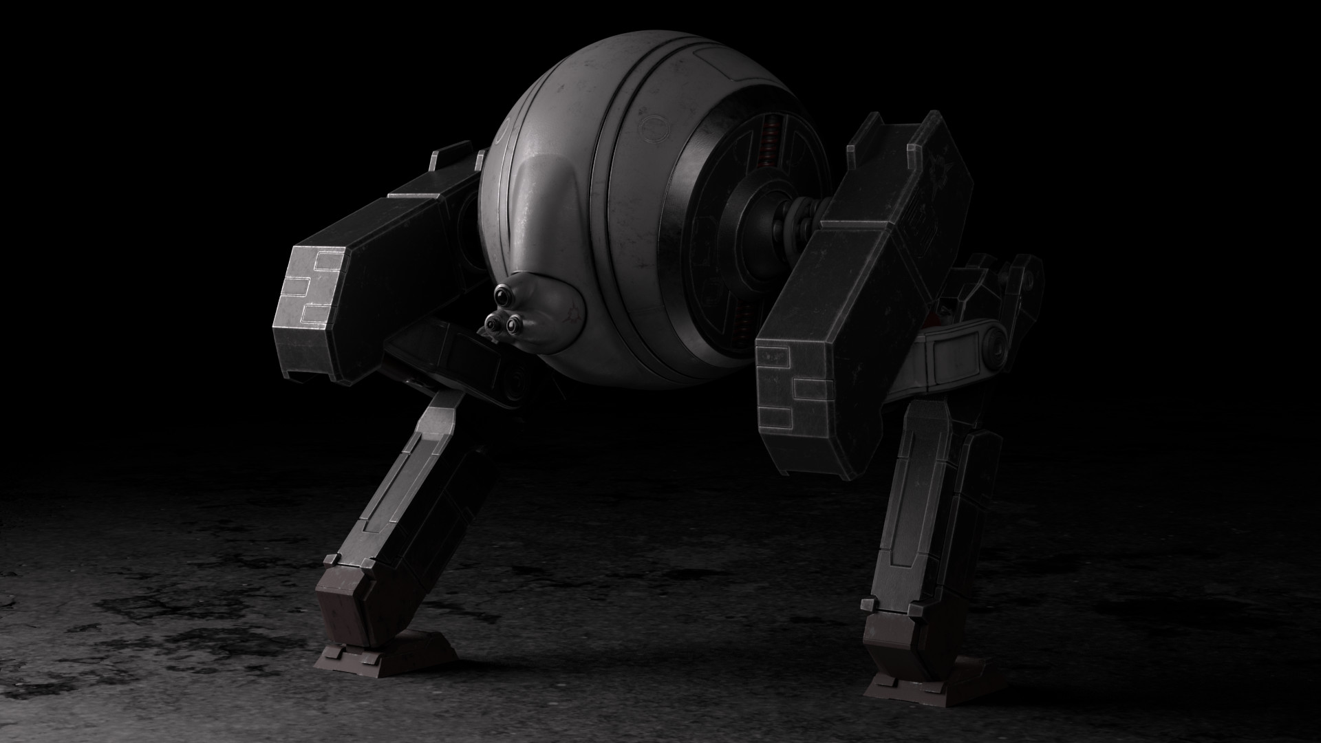 ArtStation - "The walker" - MECHA Project