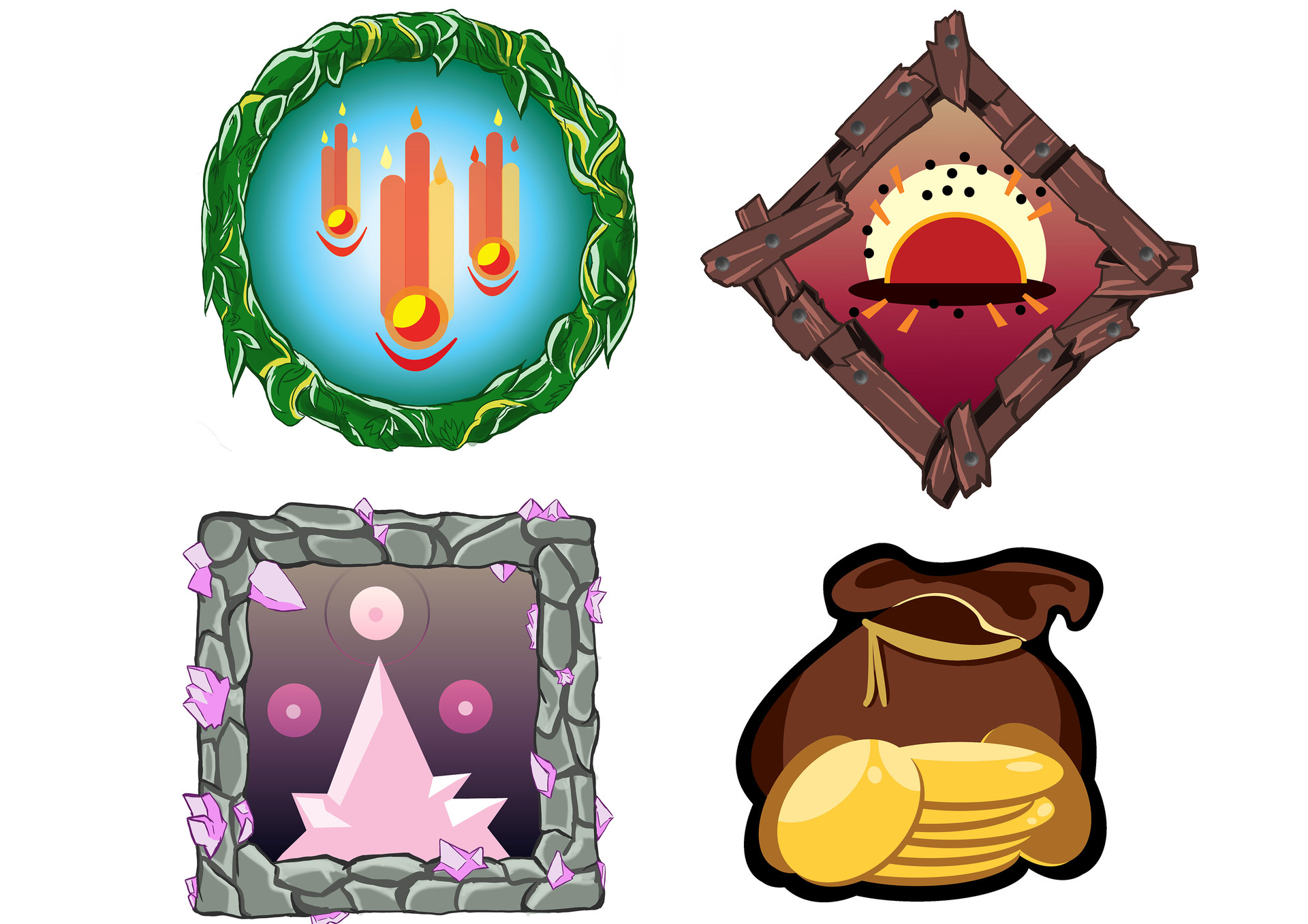 ArtStation - Workshop Tower Defense // Hud & Icons