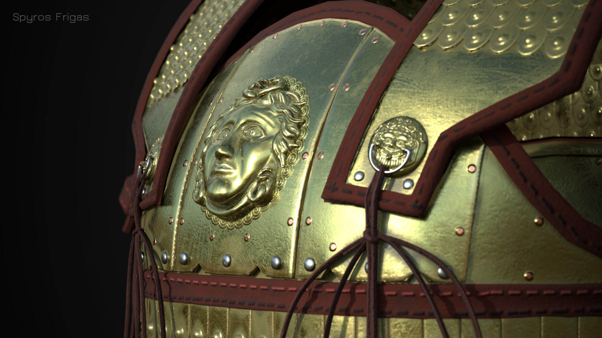 ArtStation - Heavy Linothorax, ancient Greek armor