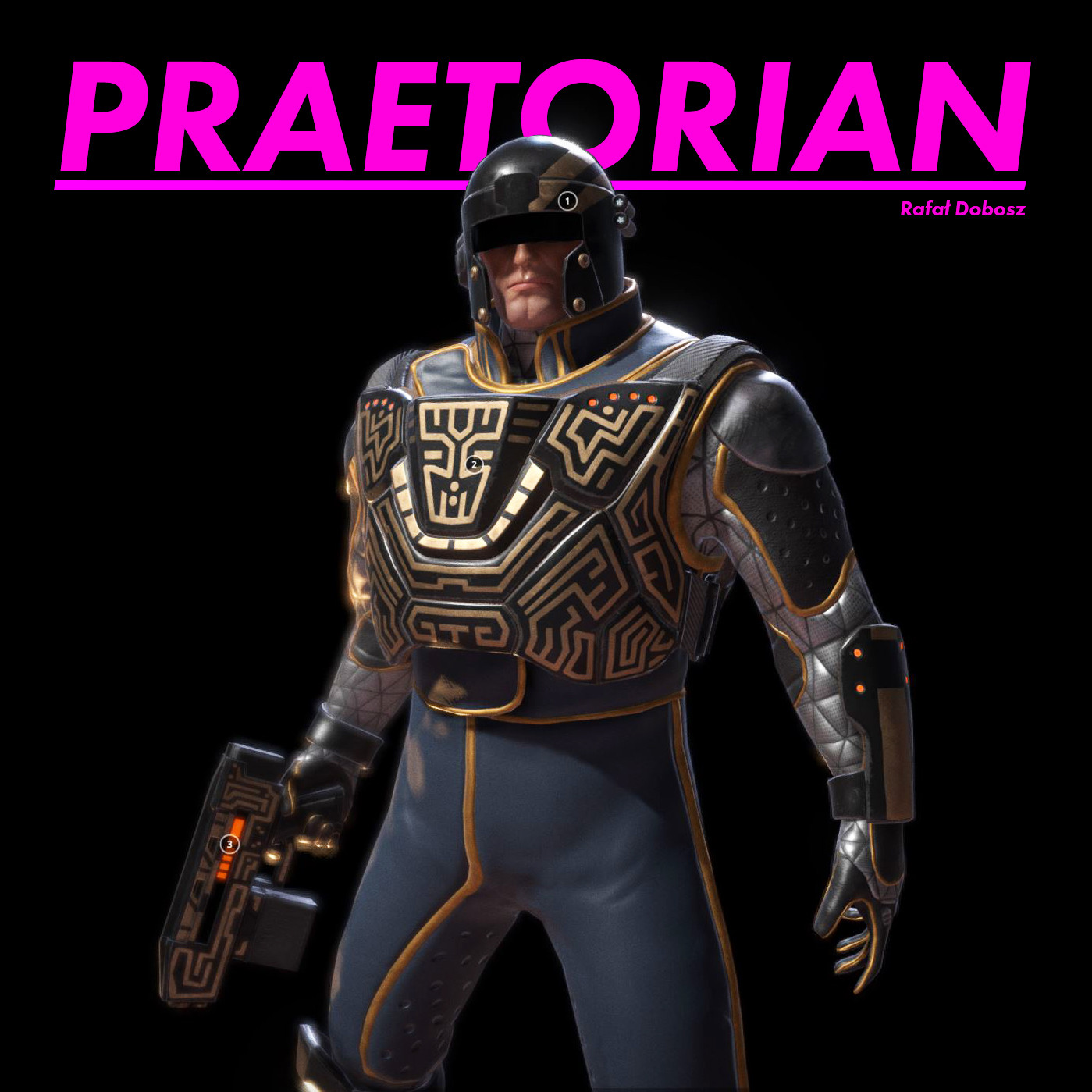 ArtStation - Praetorian Guard (Sci-Fi Game Ready Character)