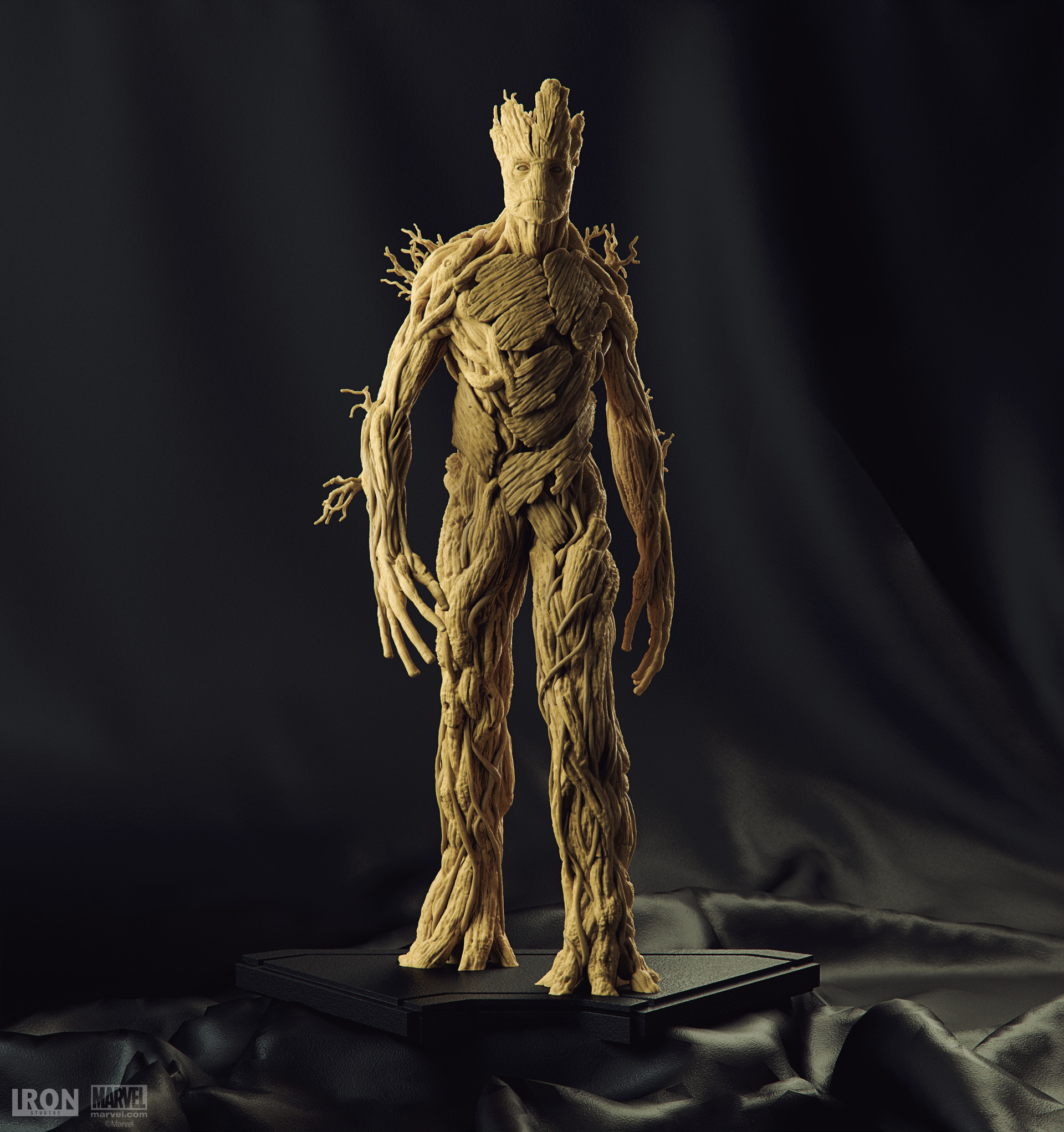 ArtStation - Groot - Art Scale 1/10 - Iron Studios