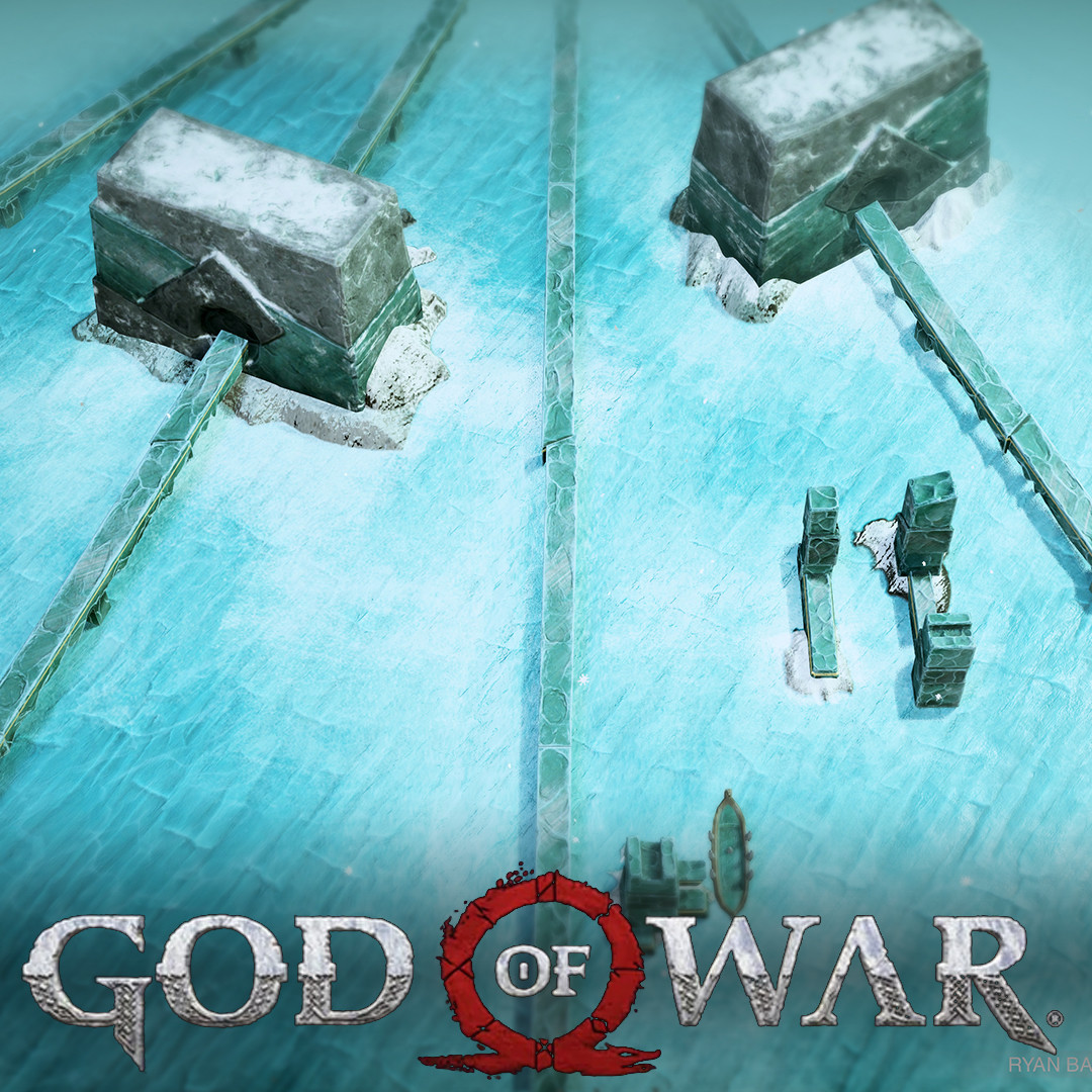 ArtStation - God of War World Map - Helheim