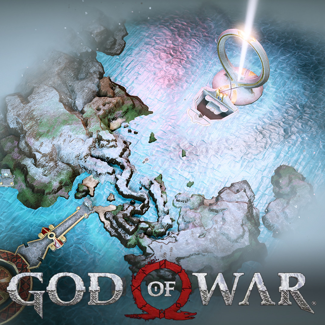 www.ryanbakerart.net - God of War - Realm Maps