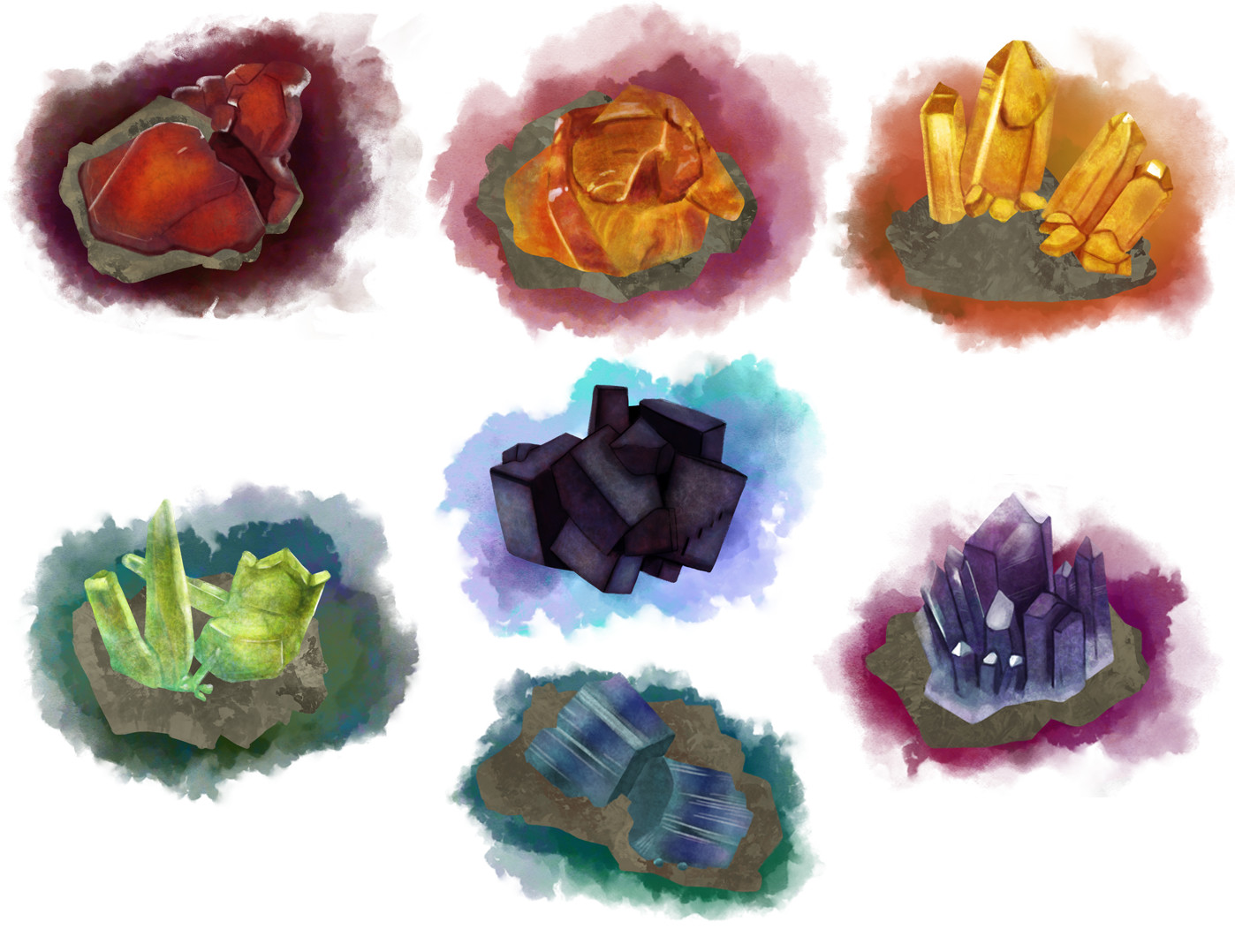 ArtStation - Gemstone Commission Pack