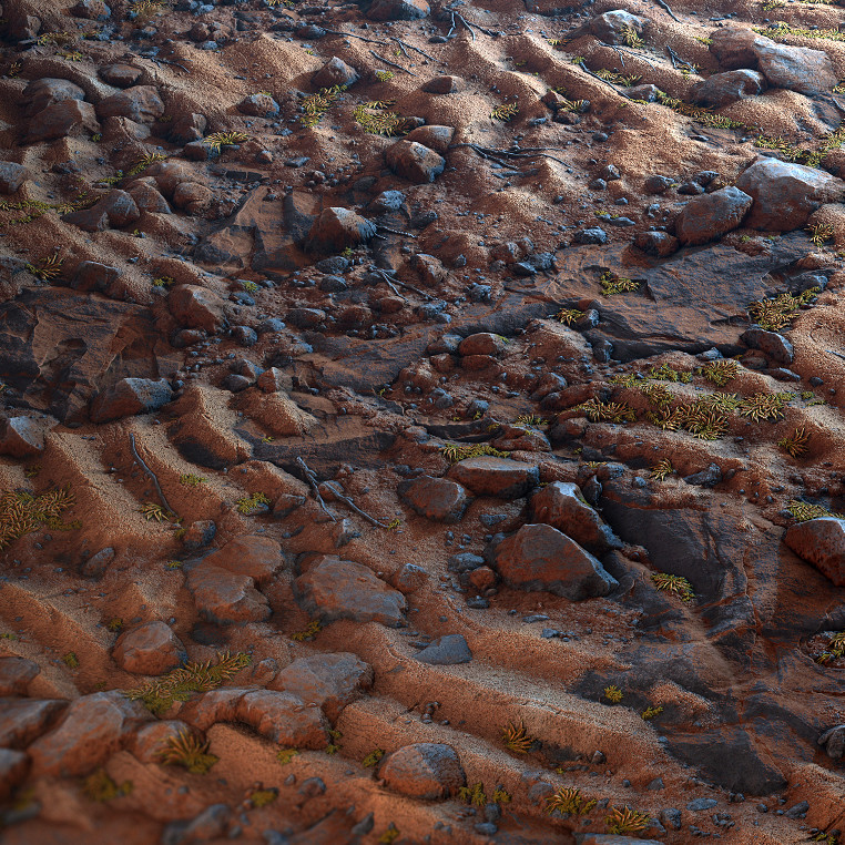ArtStation - Desert Grounds | Substance Designer