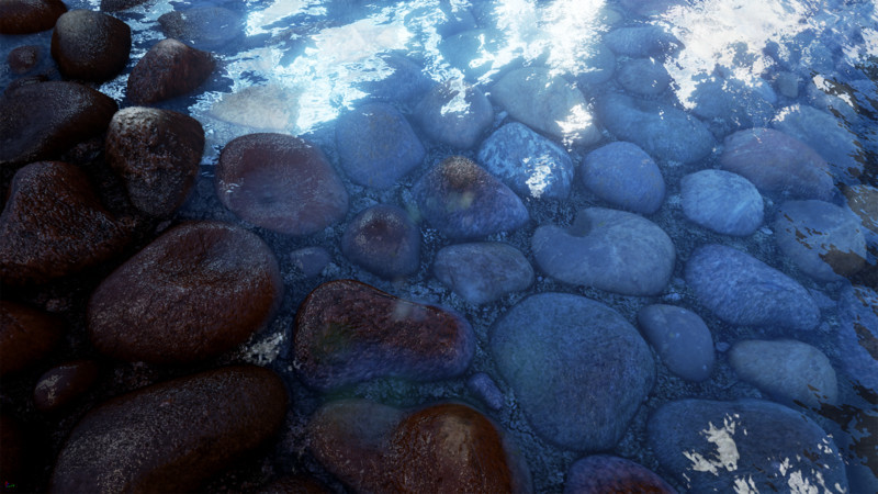 ArtStation - Parallax occlusion landscape material in Unreal Engine 4