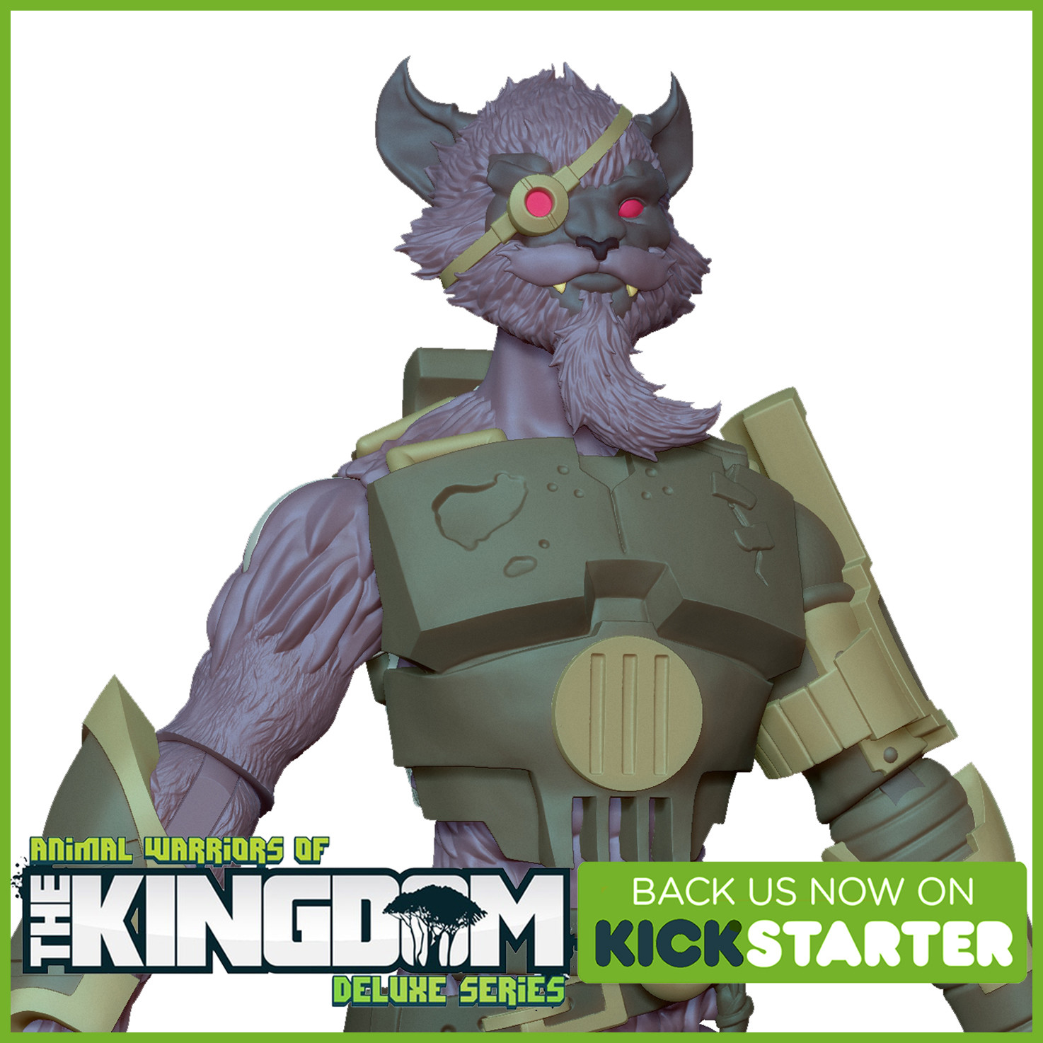 ArtStation - Boone 4 Inch Action Figure from Animal Warriors of the ...