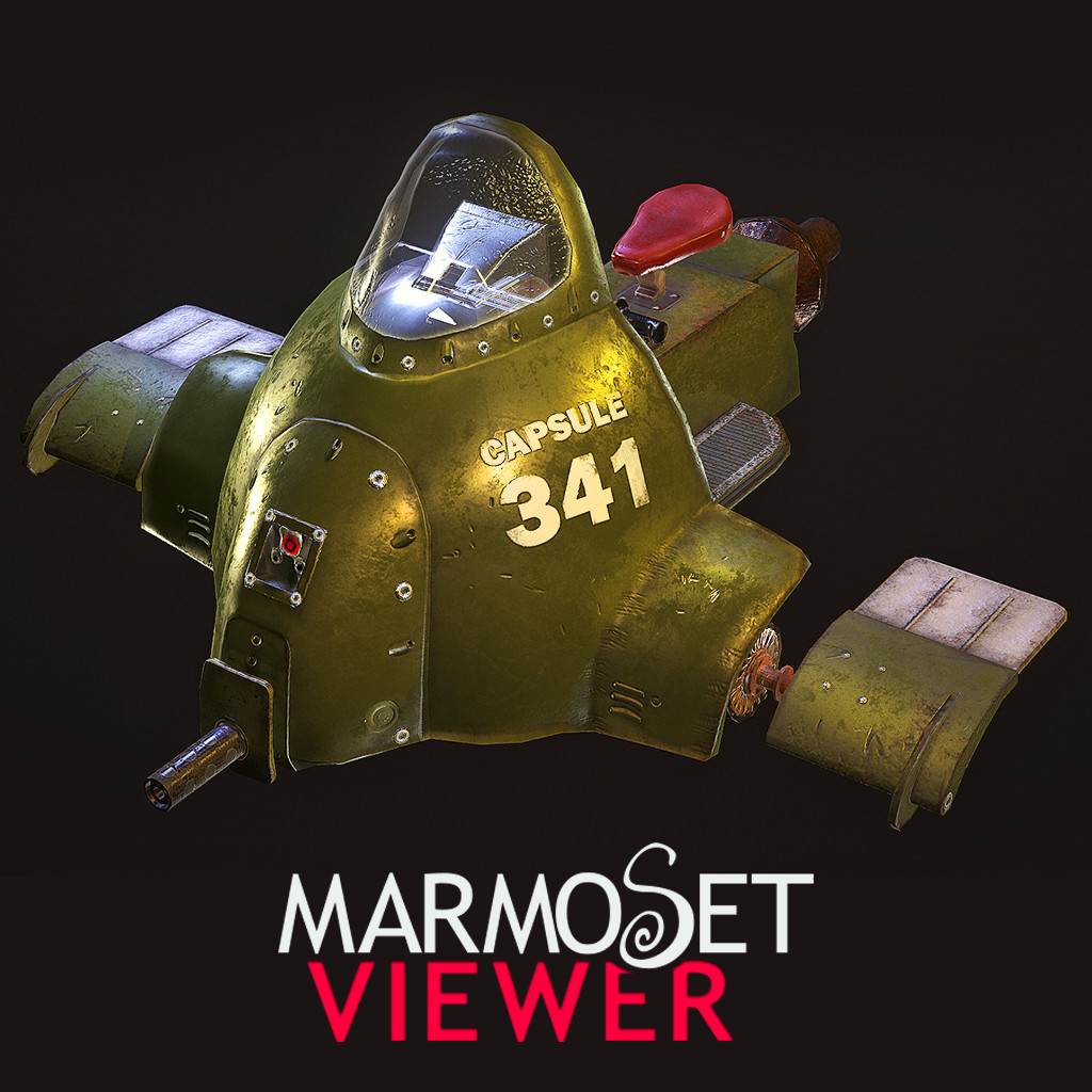 ArtStation - Dragon Ball Ship Capsule 341