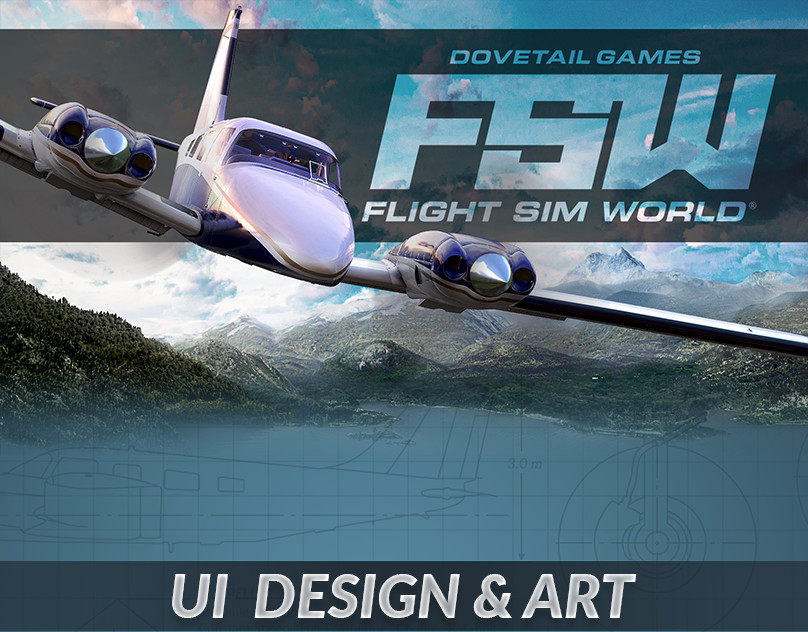 ArtStation - Flight Sim World: UI Design & Art