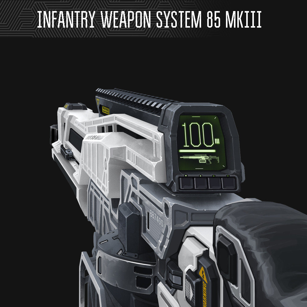 ArtStation - Assault rifle/LMG concept