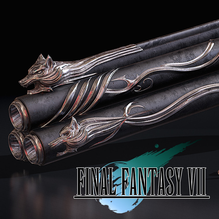ArtStation - Final Fantasy VII Cerberus Gun