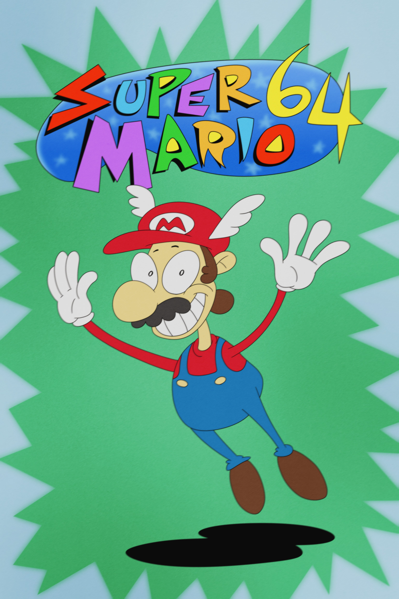 ArtStation - Super Mario 64 in Rocko's Modern Life style!